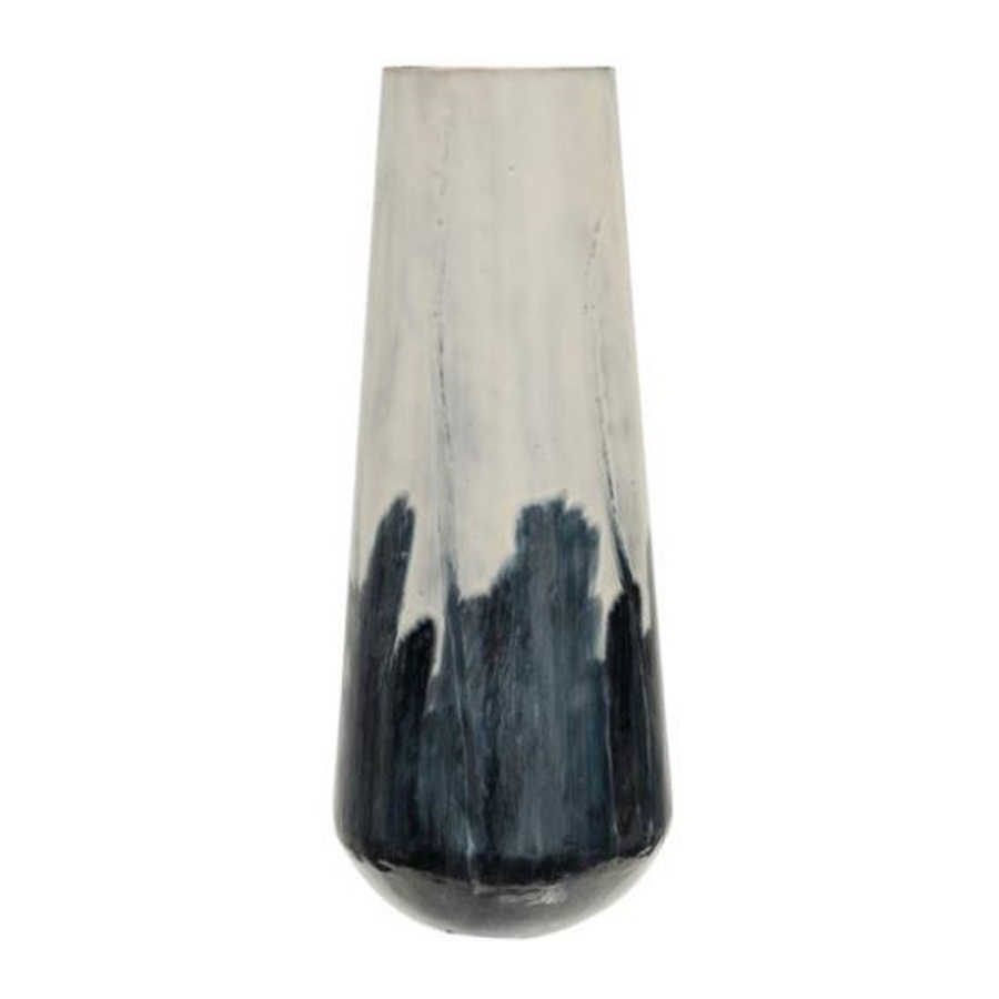 AZURE SMALL METAL VASE - Jana Ward Interiors